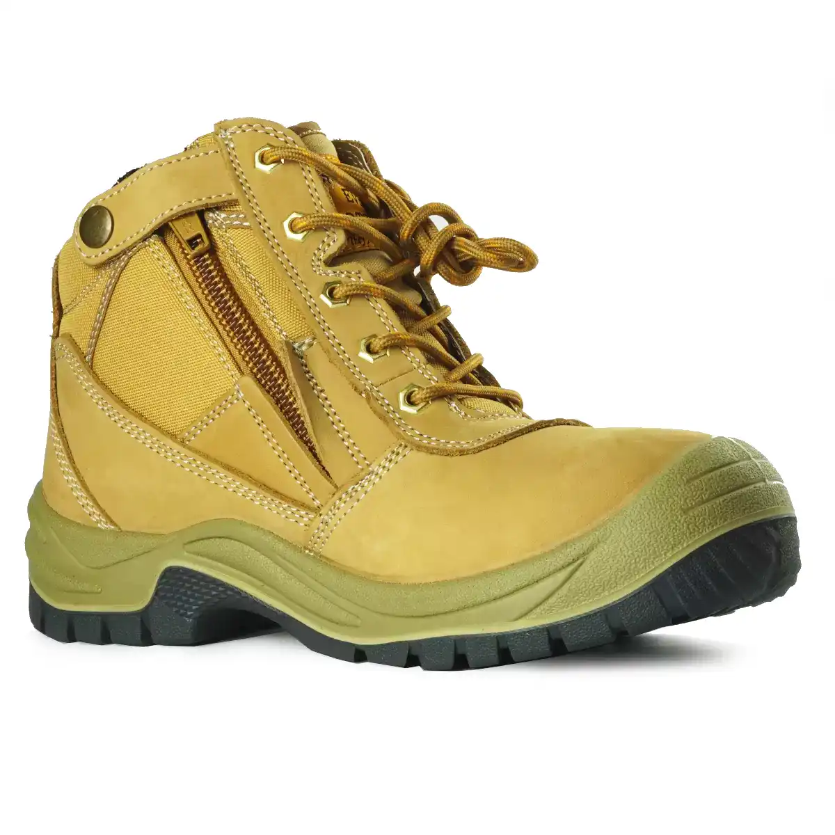 Buster Work Boots Men's Soft Toe Wheat – Aussie Footwear